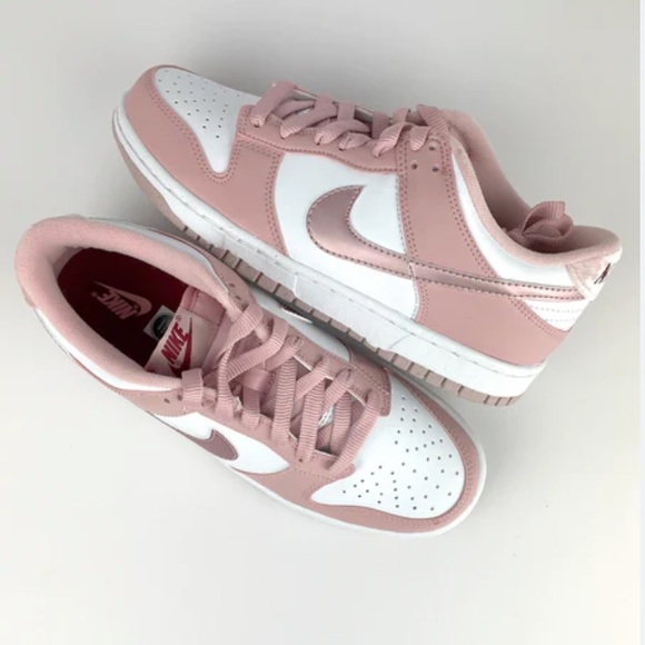 Nike | Shoes | Nike Dunk Low Pink Velvet Sneakers | Poshmark